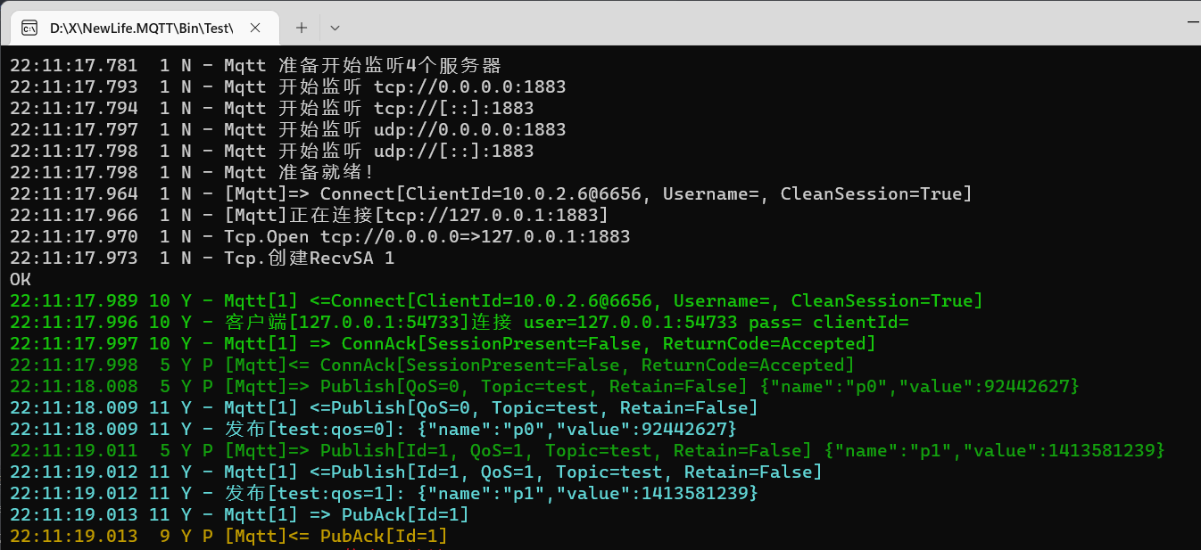 物联网NewLife.MQTT